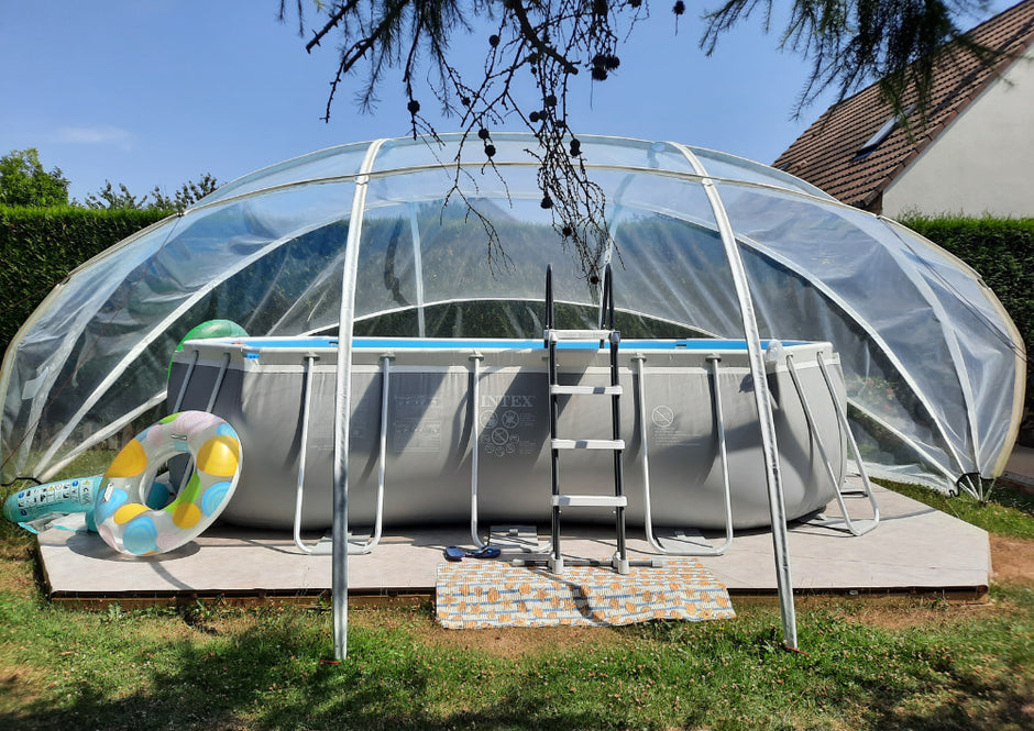 Pool Domes for Clean & Warm Swimming Pools | SunnyTent