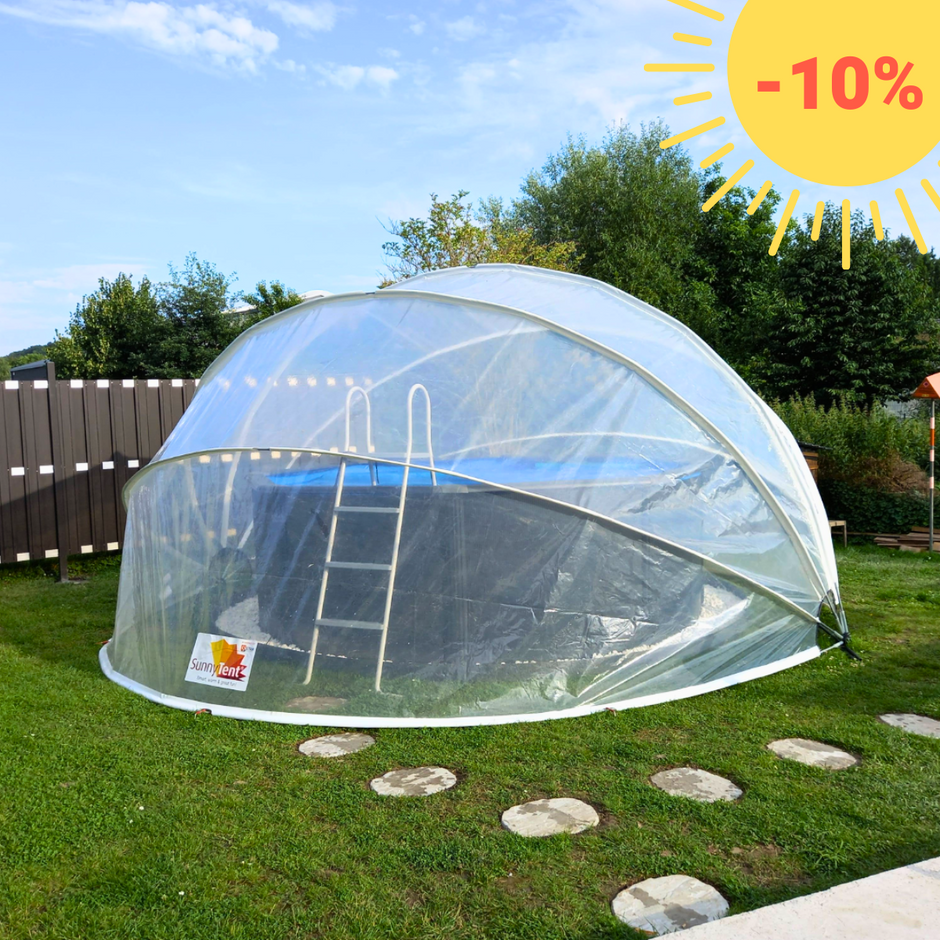 Pool Domes for Clean & Warm Swimming Pools | SunnyTent